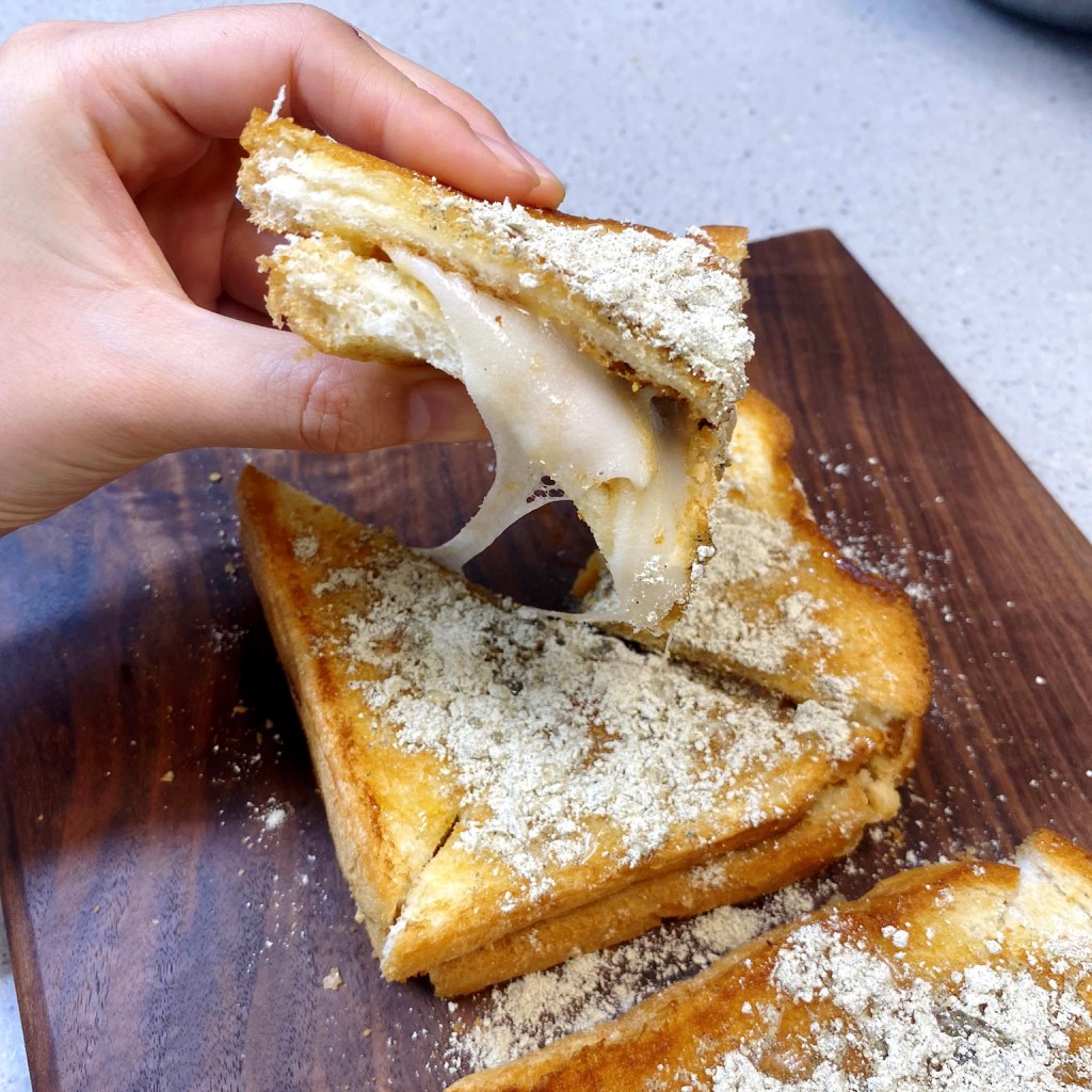 Korean Baking Recipe: The Ultimate Injeolmi Toast (인절미 토스트 만들기) – A ...